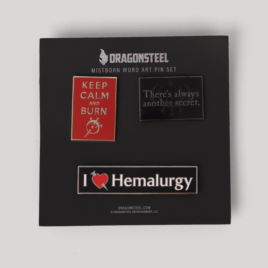 Mistborn Word Art Pin Set – Dragonsteel Books