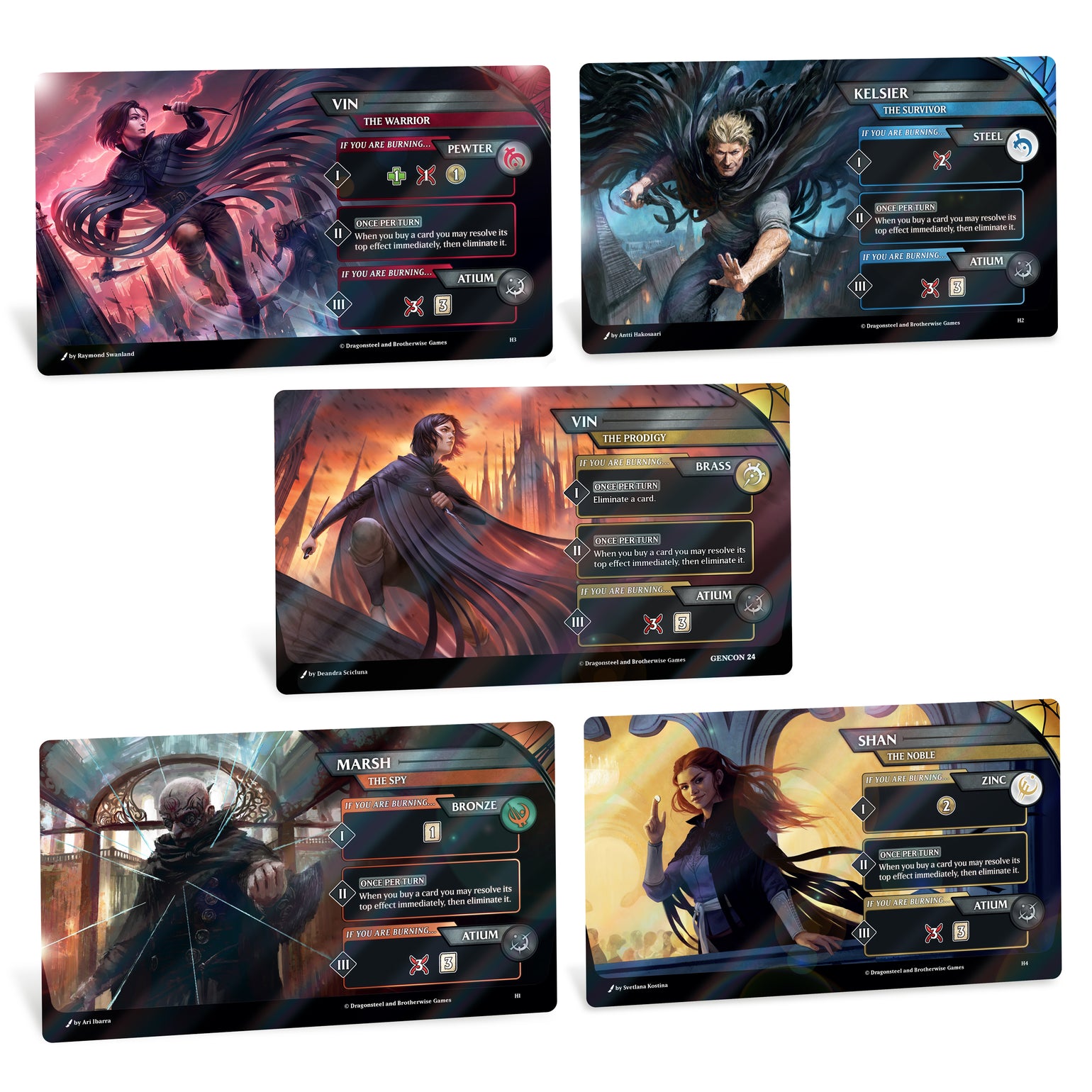 Mistborn Deck Building Game – Dragonsteel Books