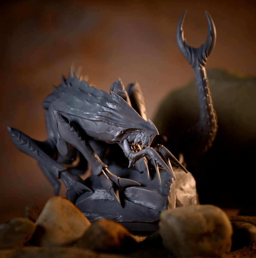 Gargantuan Chasmfiend Premium Miniature – Dragonsteel Books