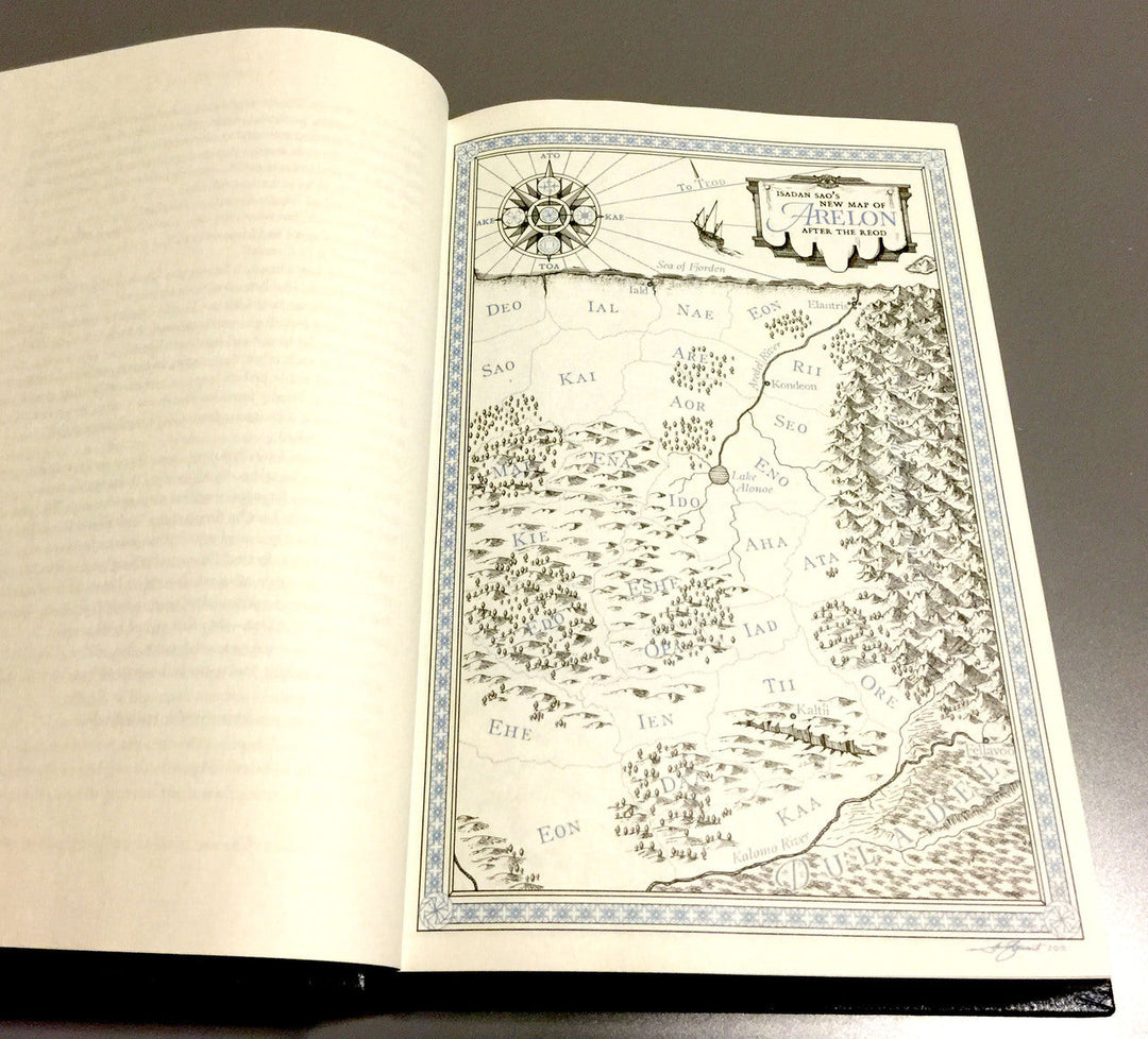 Signed Leatherbound Elantris - 10th Anniversary Edition by Brandon ...